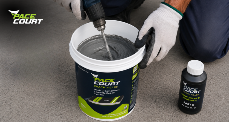 Pacecourt Crack Filler | Advanced Sports Court Repairs